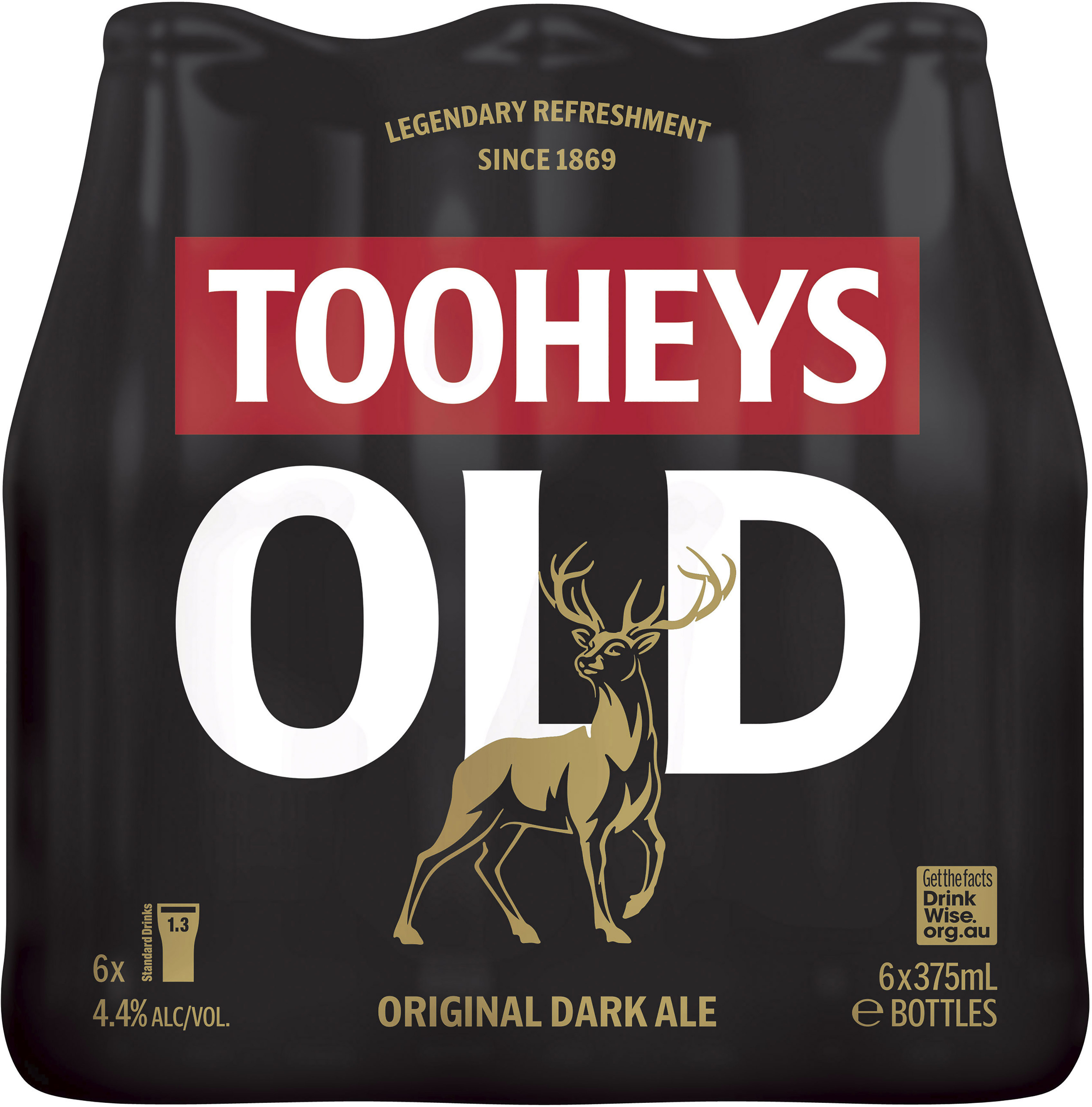 Tooheys Old Dark Ale Bottle 375ml Liquorland