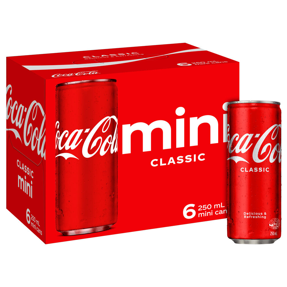 Coca Cola Classic Soft Drink Can 250mL | Liquorland
