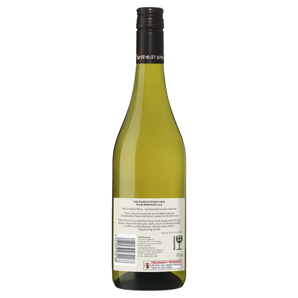 The People's Pinot Gris 750mL | Liquorland
