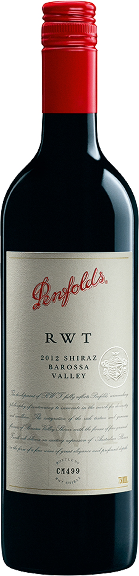 Penfolds RWT Shiraz 2012 750mL | Vintage Cellars