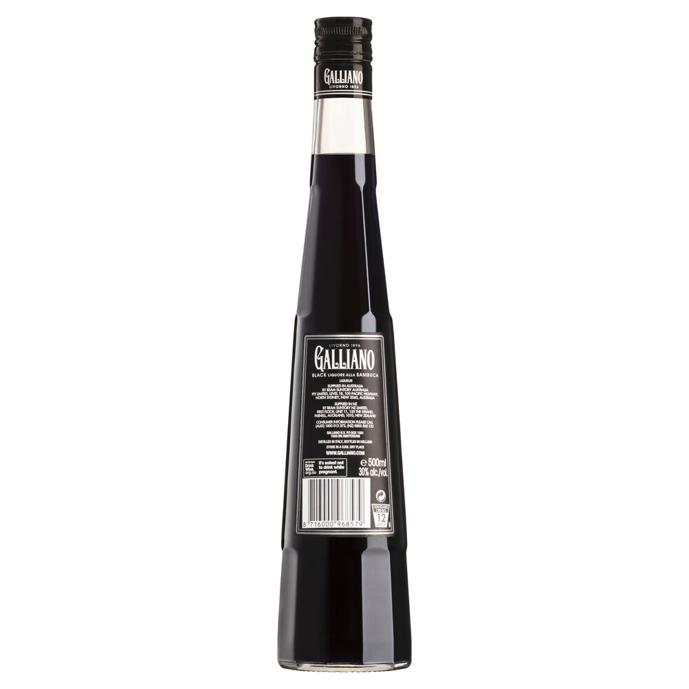 Galliano Black Sambuca 500ml - Low Prices