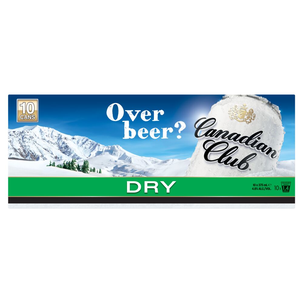 Canadian Club & Dry Can 375mL 10pk | Liquorland