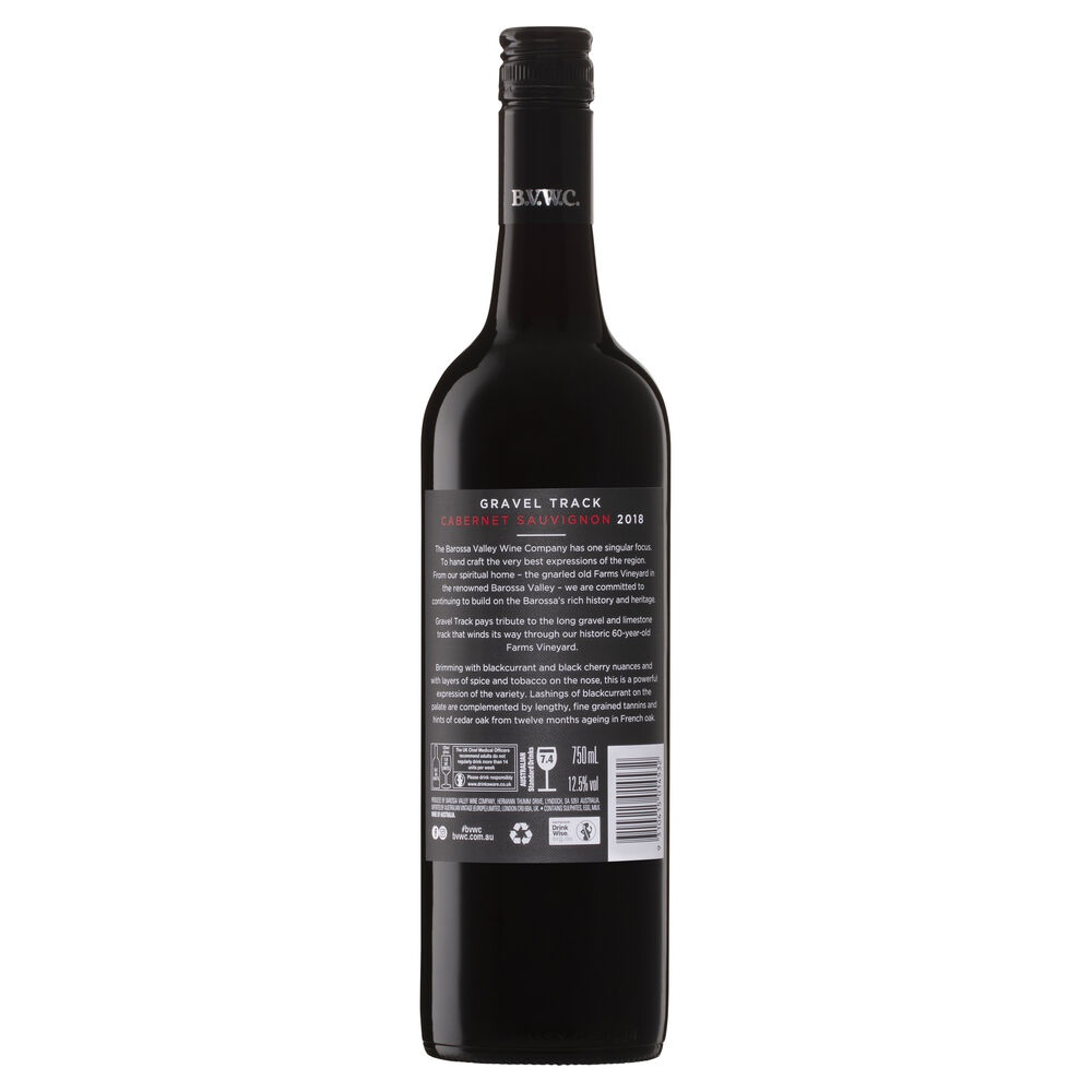 Barossa Valley Wine Co. Gravel Track Cab Sauv 750mL | Liquorland