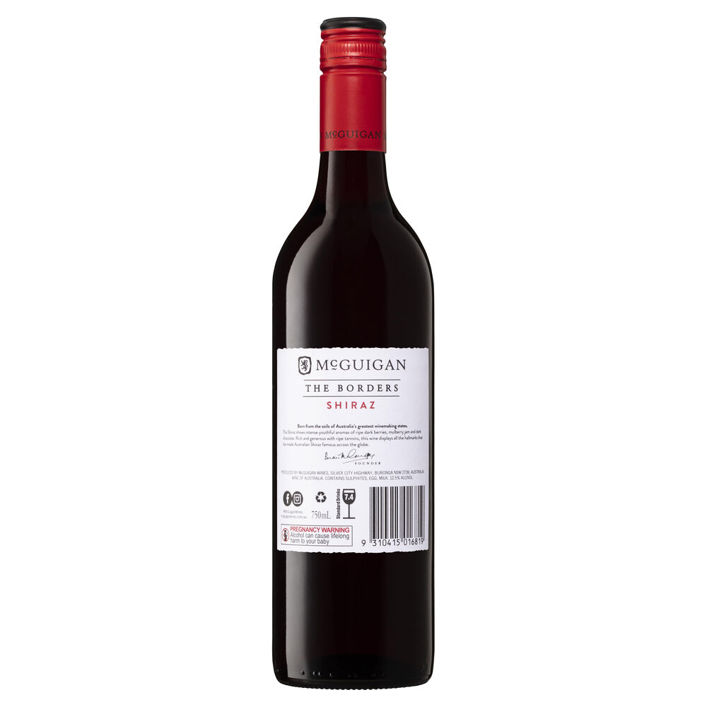 McGuigan The Borders Shiraz 750mL | First Choice Liquor Market