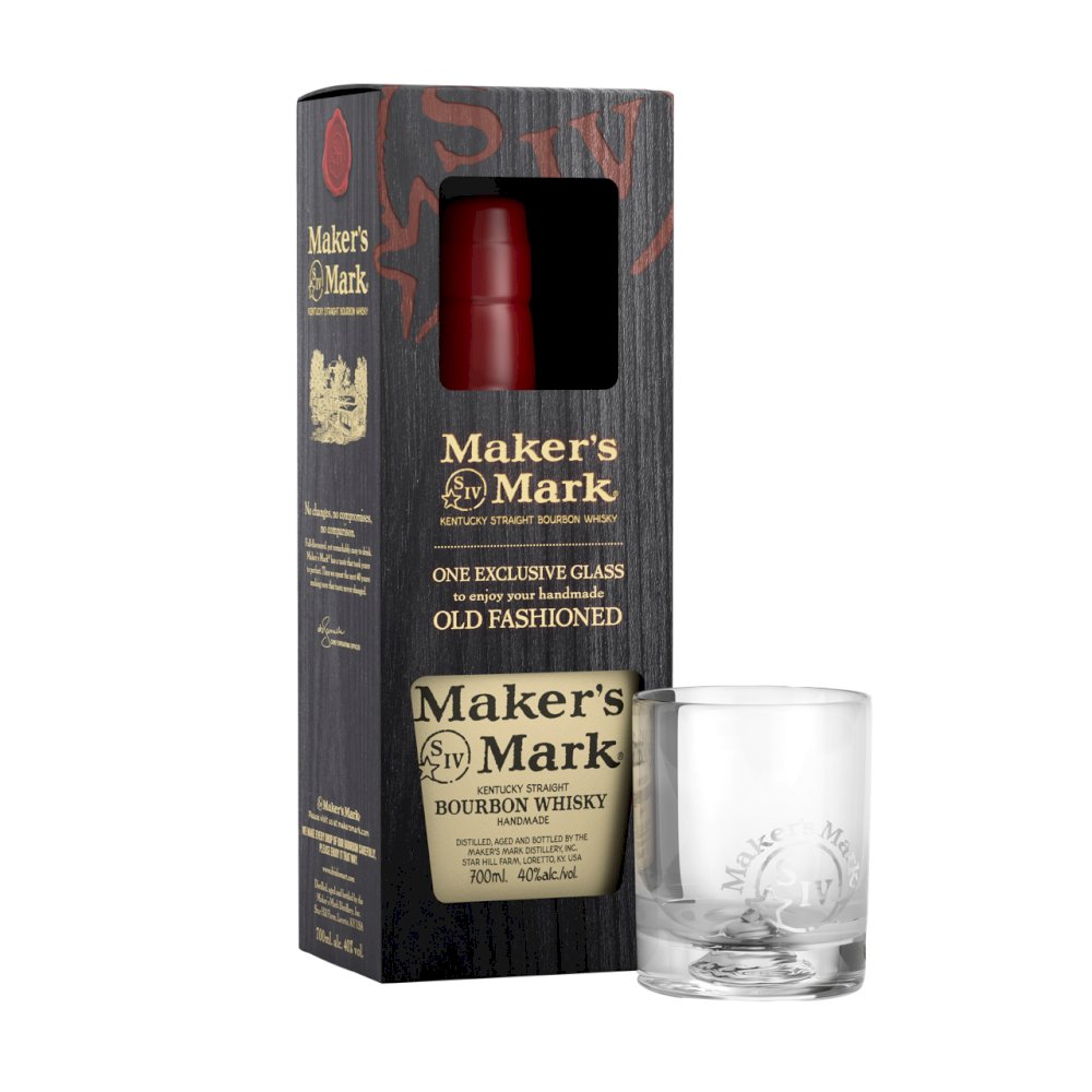 Makers Mark Kentucky Straight Bourbon 700mL & Glass Pack | Liquorland
