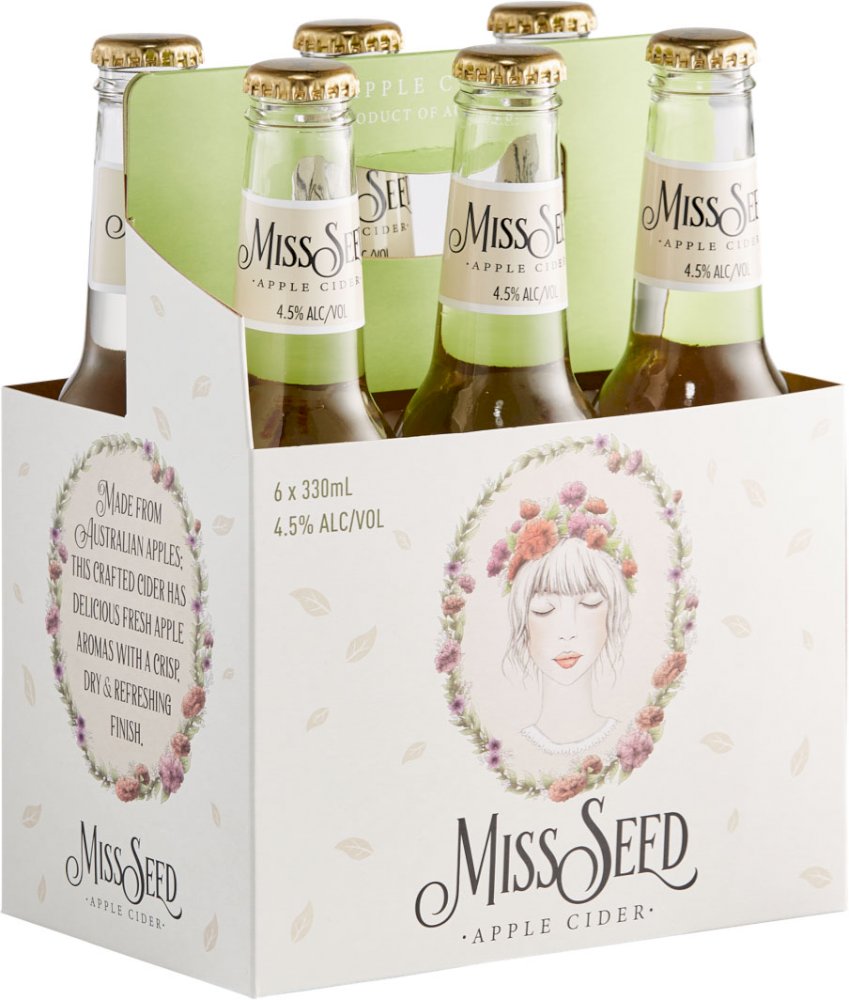 Miss Seed Apple Cider Bottle 330mL | Vintage Cellars