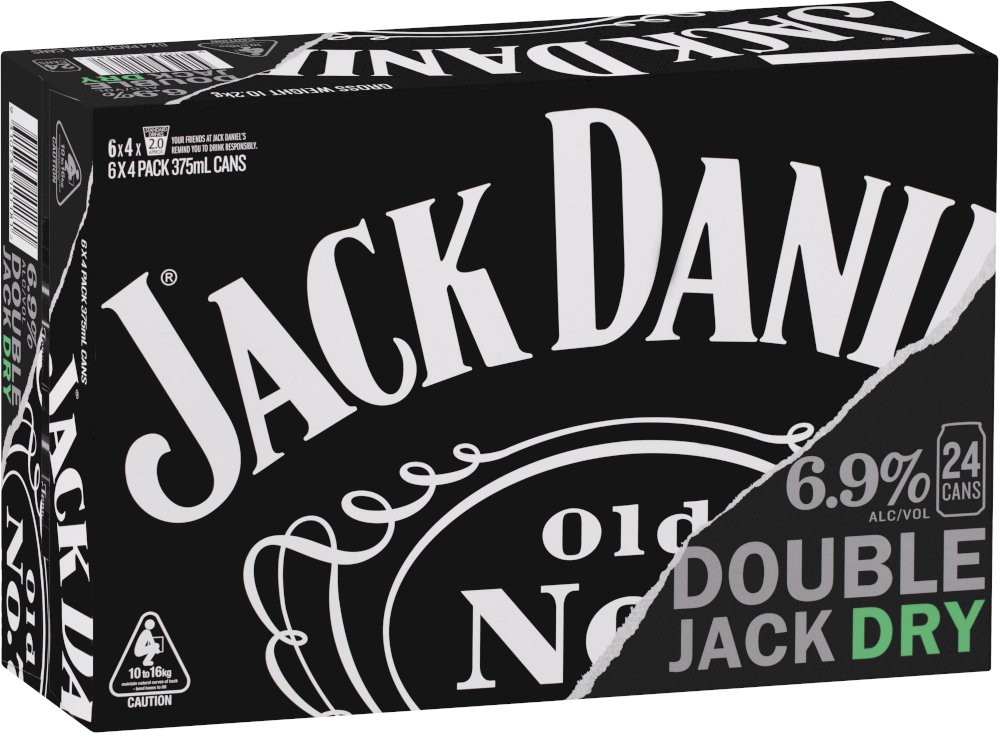 Jack Daniels Double Jack Dry Can 375mL | Vintage Cellars
