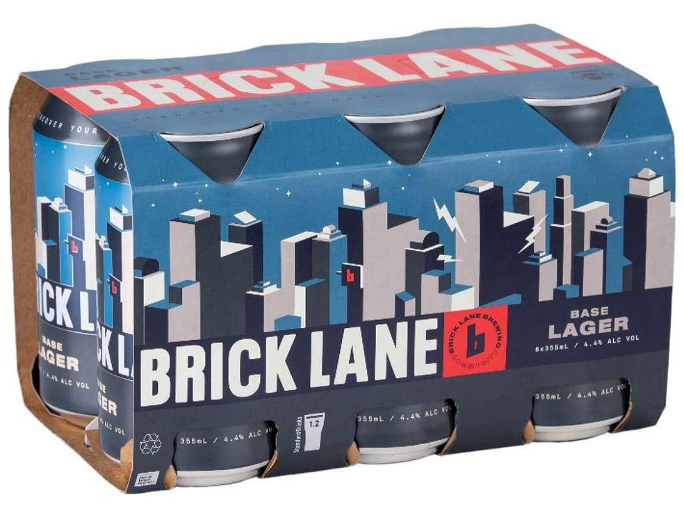 Brick Lane Base Lager Can 355mL | Liquorland