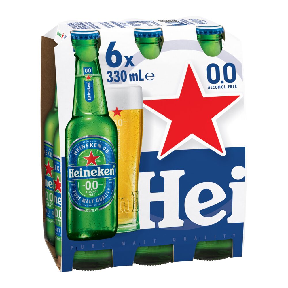 Buy Heineken 0.0 Bottle 330mL Online