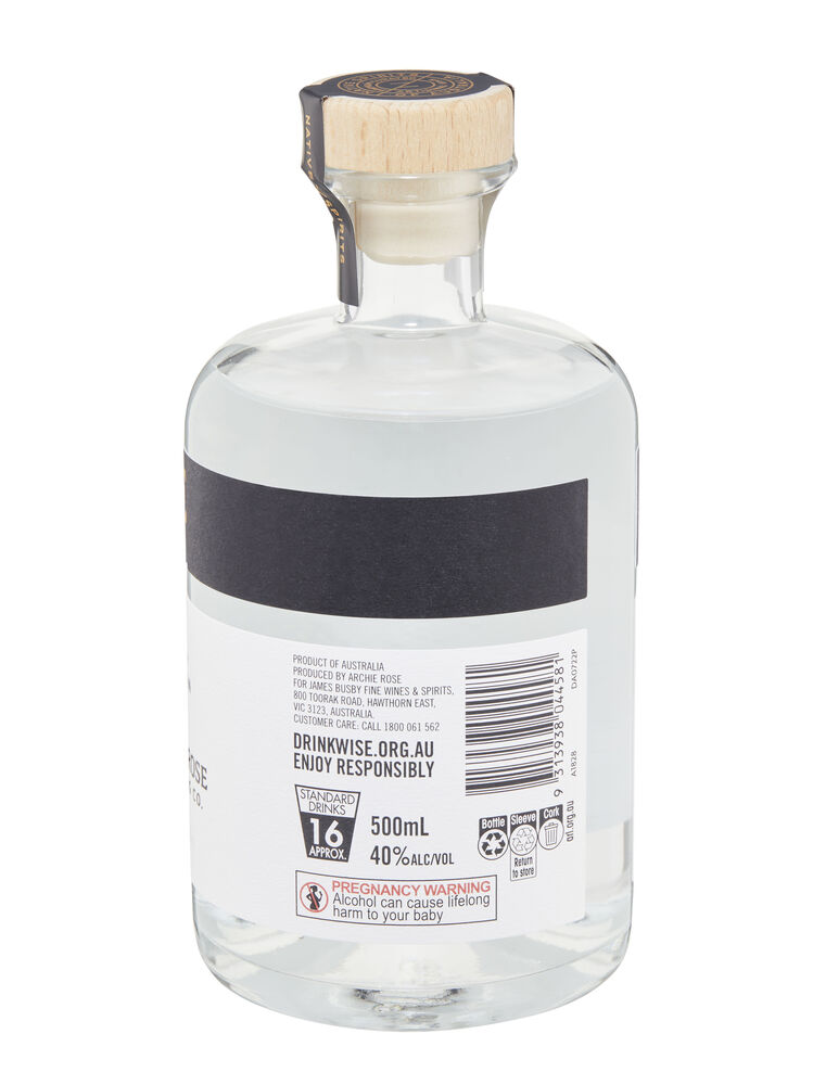 Native Spirits Sydney Dry Gin by Archie Rose 500mL | Liquorland