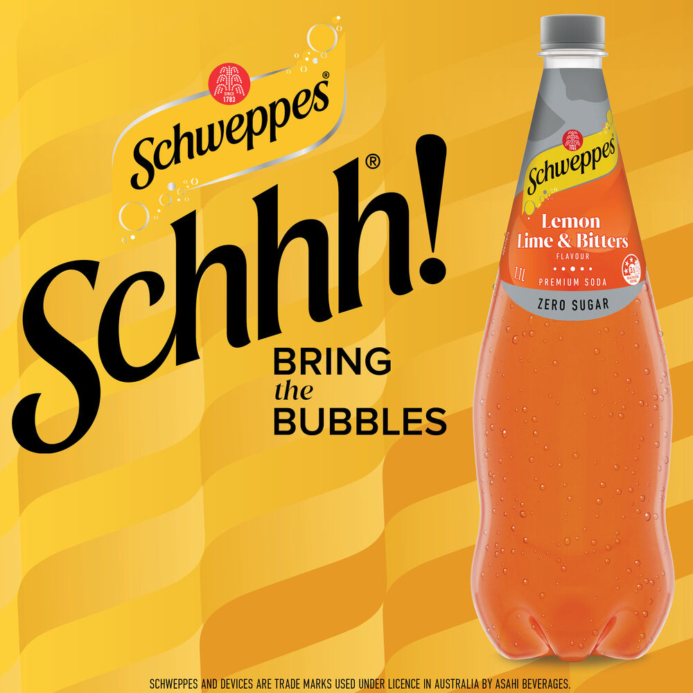 Schweppes Lemon Lime Bitters 1.1L - Low Prices