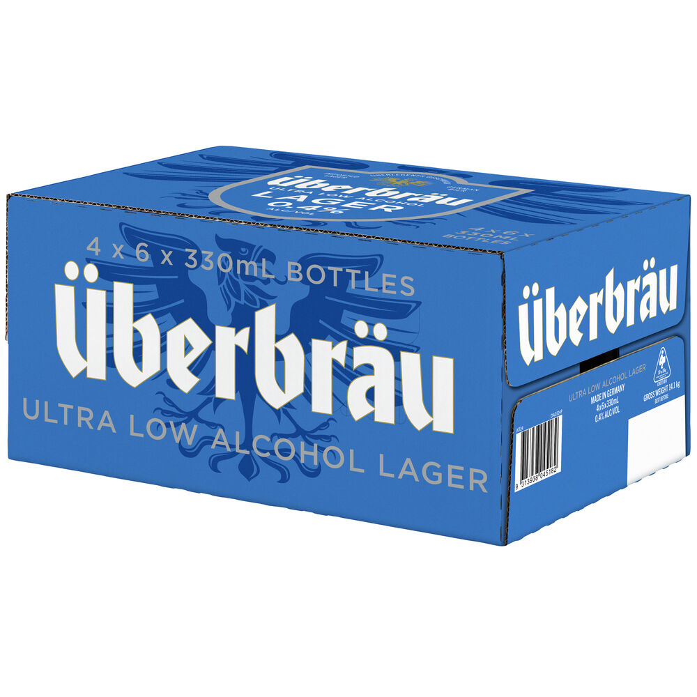 Uberbrau Ultra Low Alcohol Lager 330mL | Liquorland