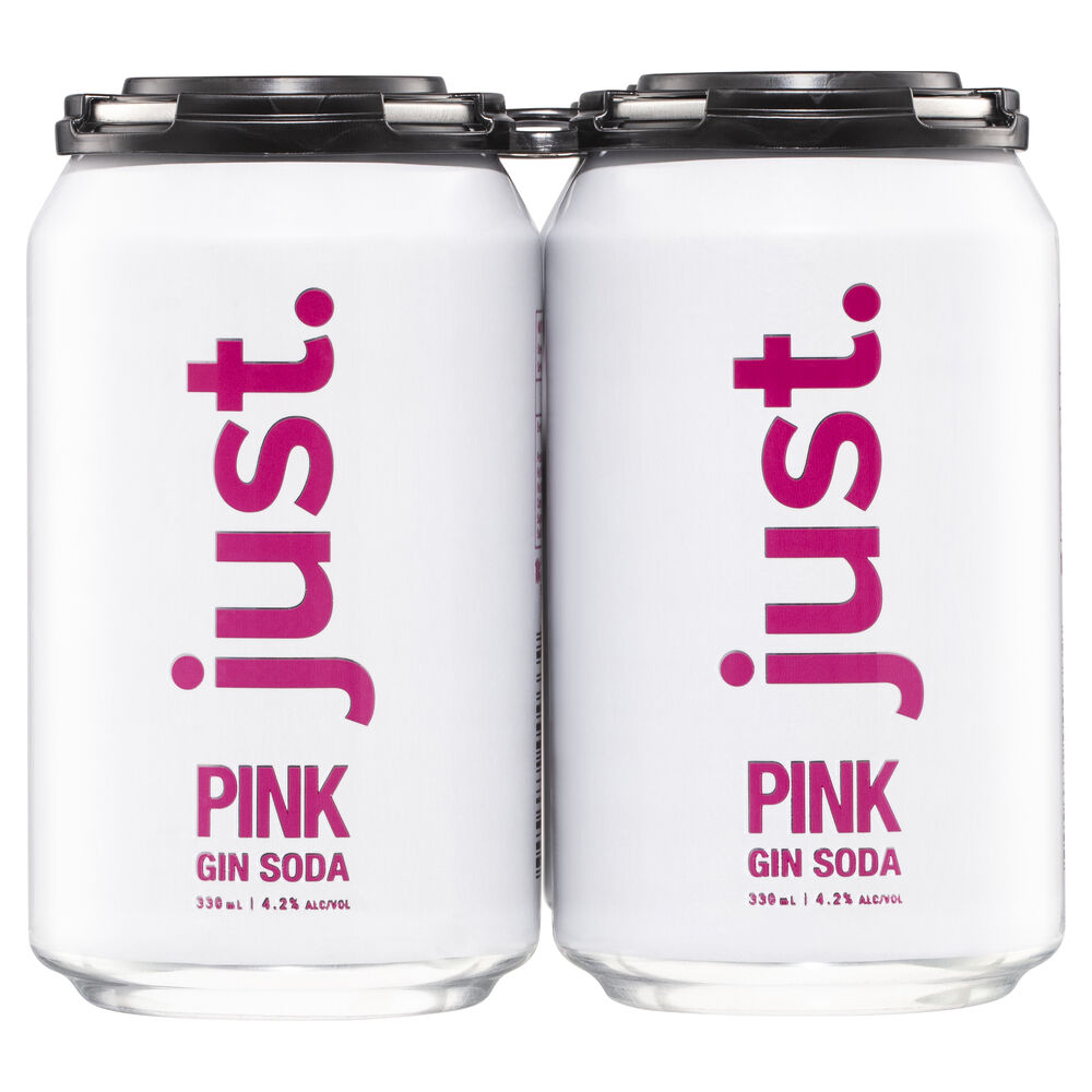 Just Pink Gin Soda 330mL | First Choice Liquor Market