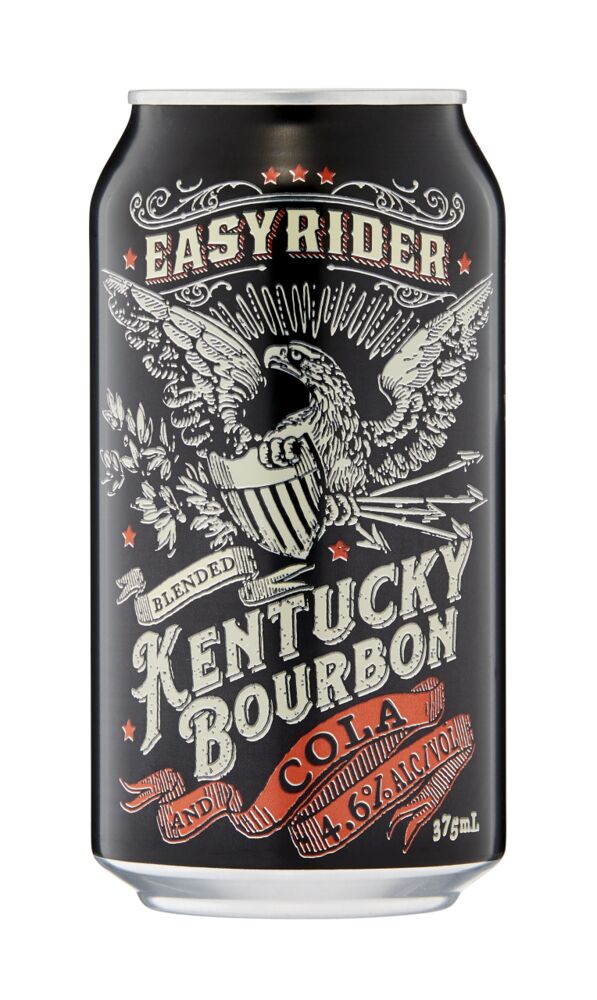 Easy Rider Bourbon & Cola Cans 375mL | First Choice Liquor Market