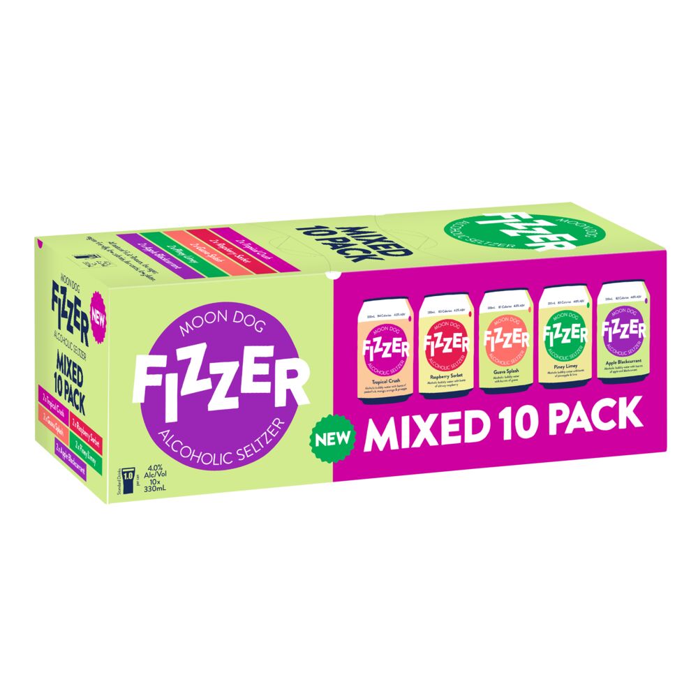 Moon Dog Fizzer Mixed Can 330ml 10pk | Liquorland