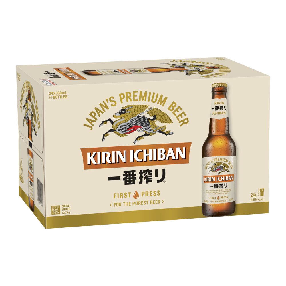 Kirin Ichiban Bottle 330mL | Liquorland