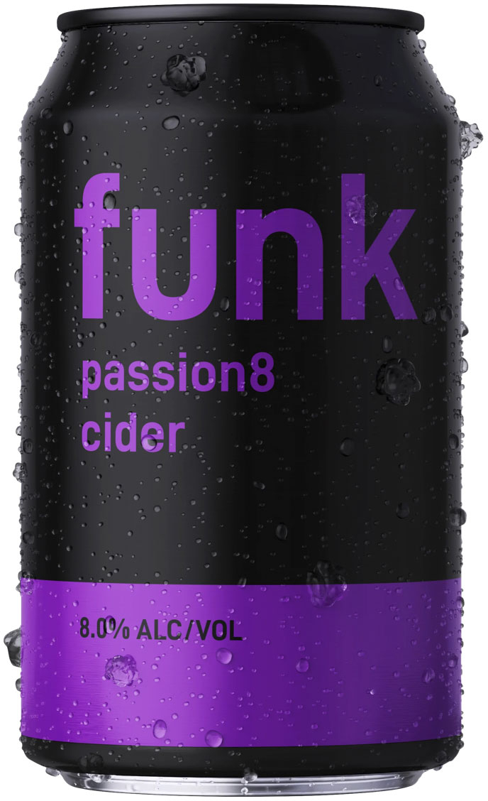 Funk Passion8 Cider Can 375ml | Liquorland
