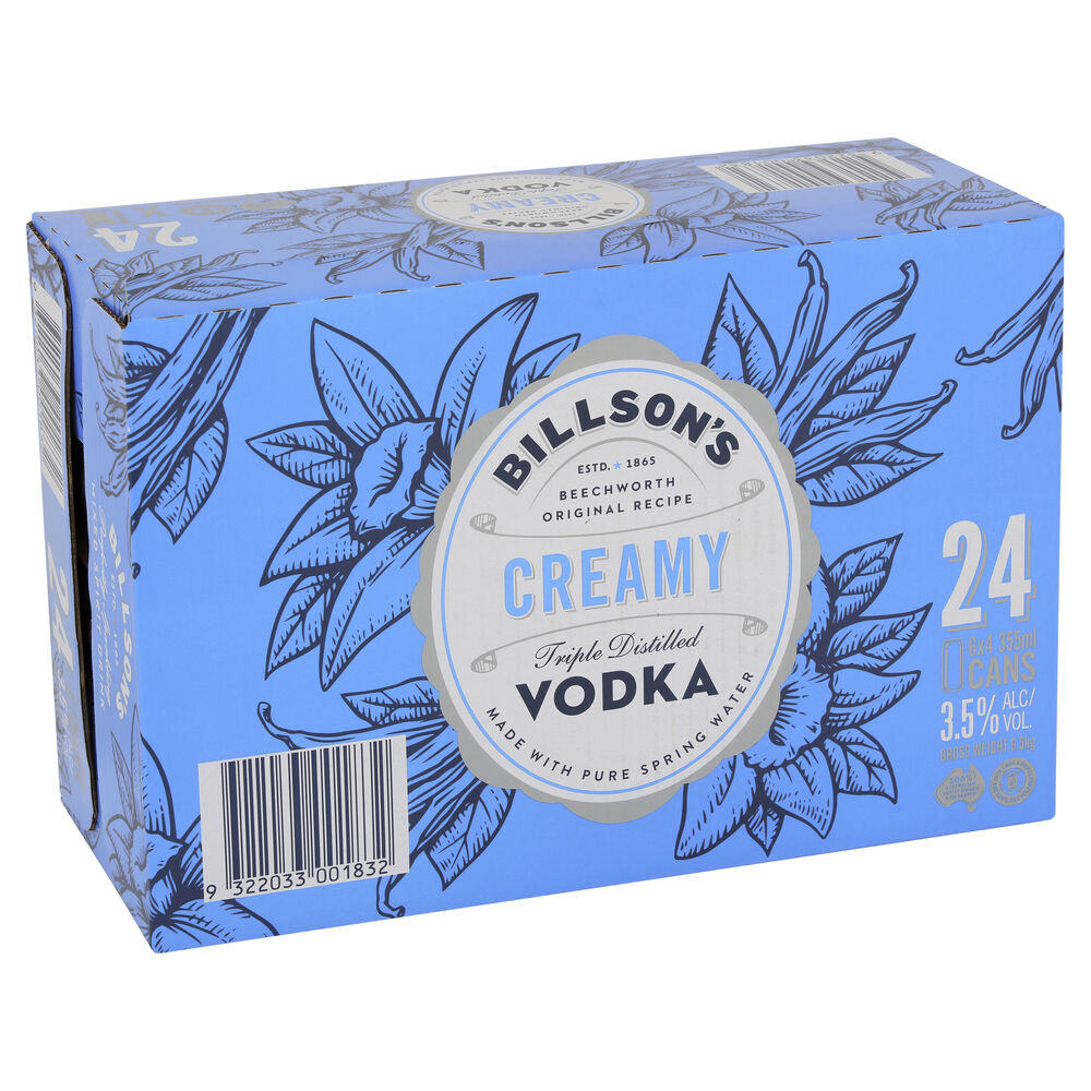 Billson's Creamy Soda Vodka Mixed Drink 355mL | Liquorland