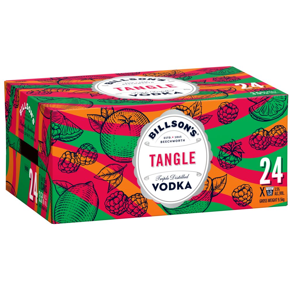 Billson's Tangle Vodka Mixed Drink Can 355mL | Liquorland