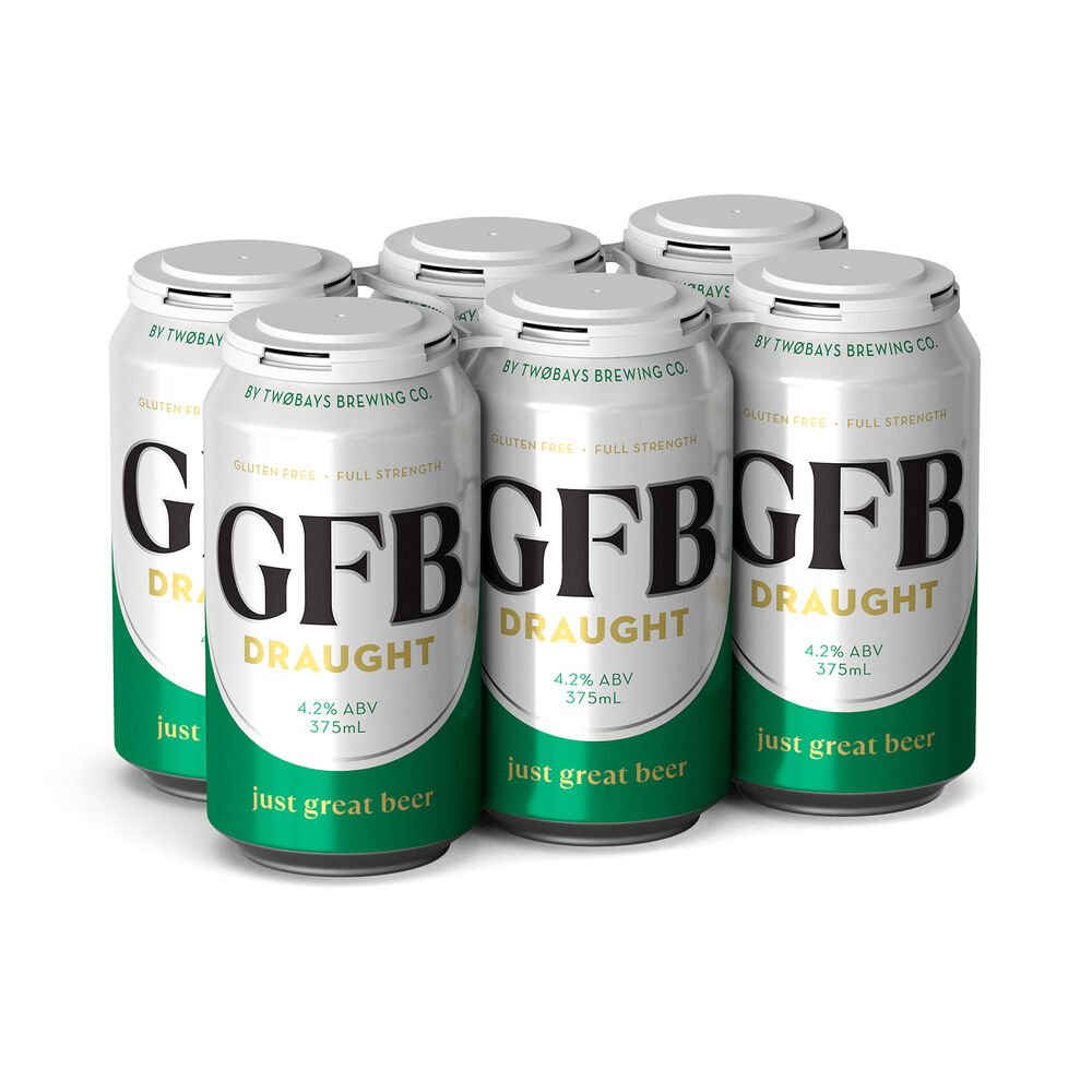 GFB Gluten Free Draught Can 375mL - Single, 6 & 24 Pack Deals