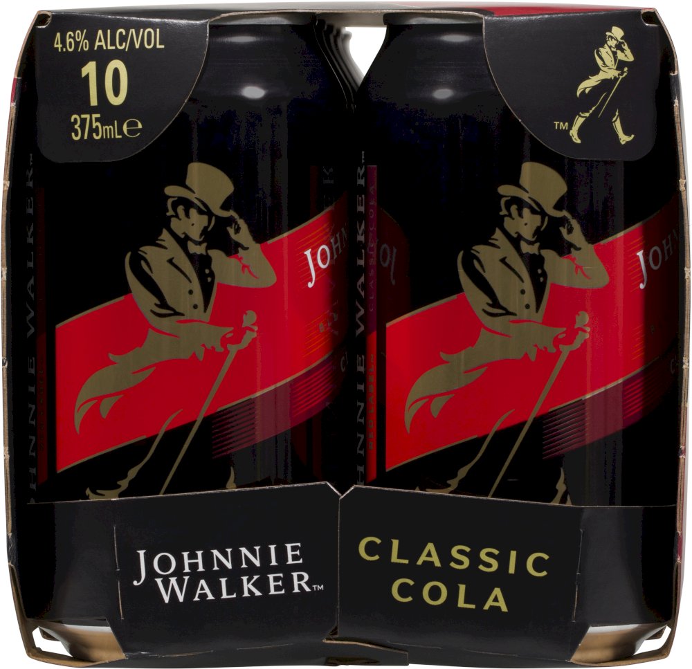 Johnnie Walker Red & Cola 375mL (10 pack) | Liquorland