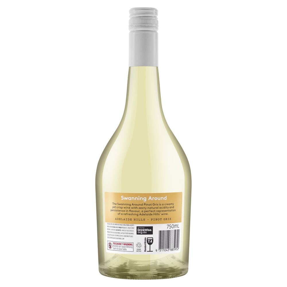 Swanning Around Pinot Gris 750ml - Low Prices