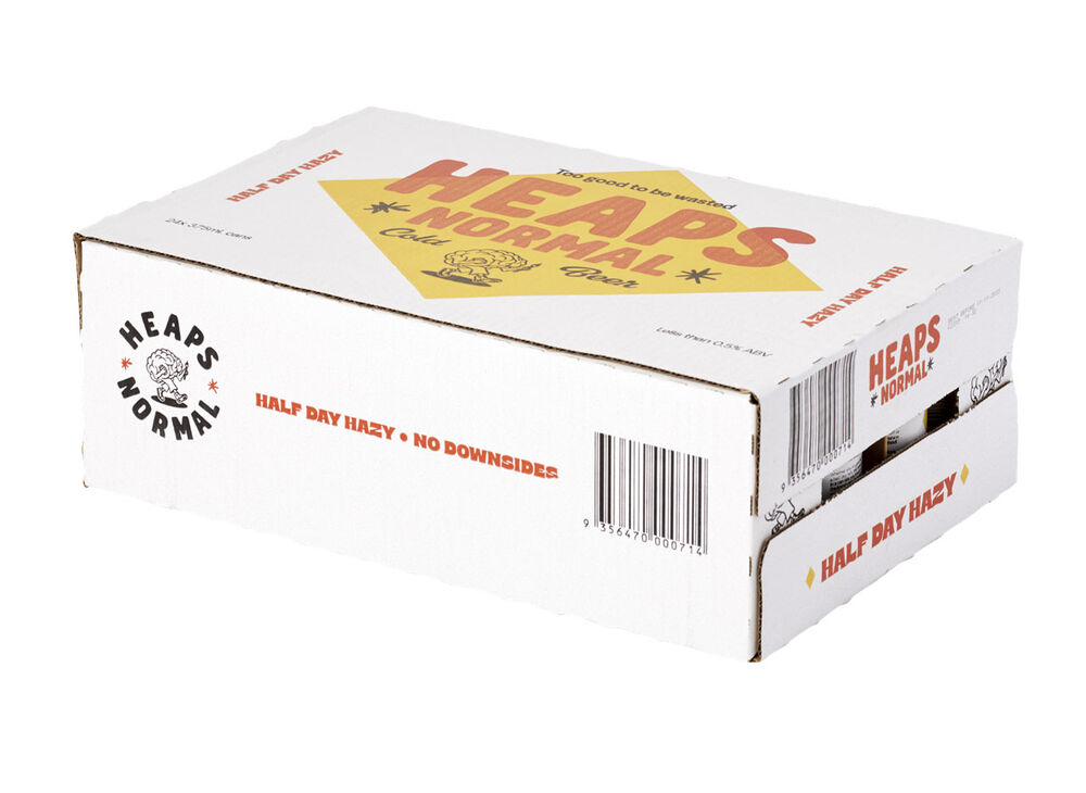 Heaps Normal Half Day Hazy Can 375mL - 4 & 24 Pack Deals