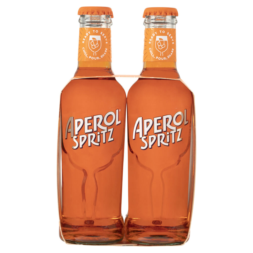 Aperol Spritz Bottle 200ml Single 4 24 Pack Deals