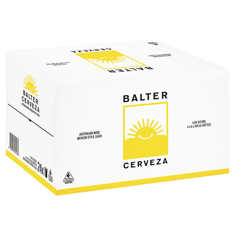 Balter Cerveza Bottle 355mL - Single, 6 & 24 Pack Deals