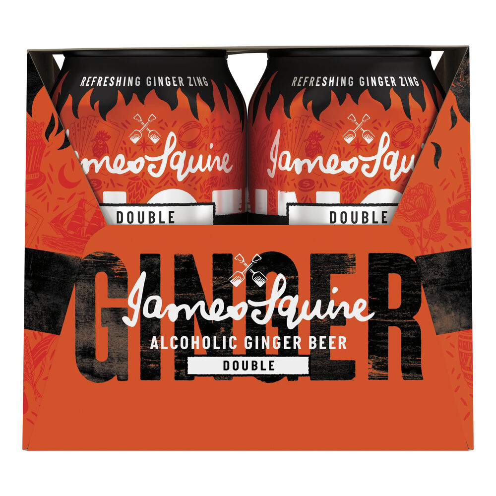 James Squire Double Ginger Beer - 4 & 24 Pack Deals