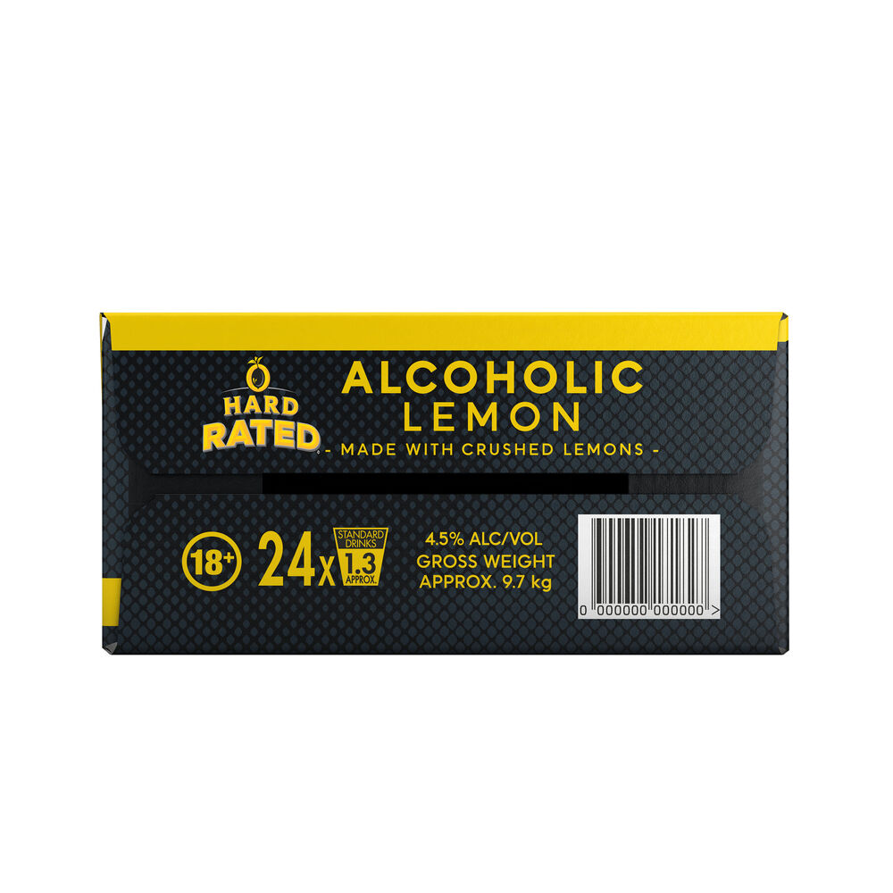 Hard Rated Can 375mL - Single, 4 & 24 Pack Deals