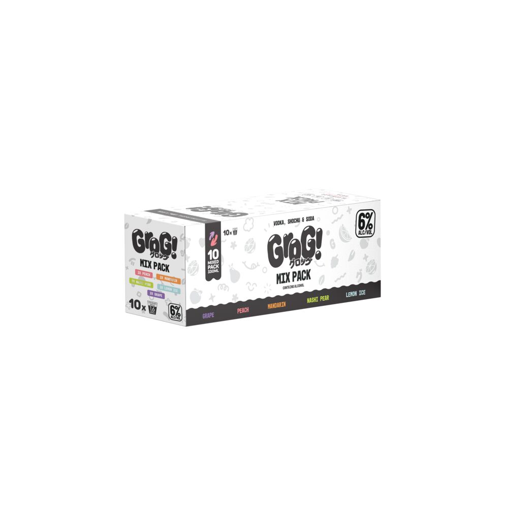 Grog Mixed Can 330mL 10pk | First Choice Liquor Market