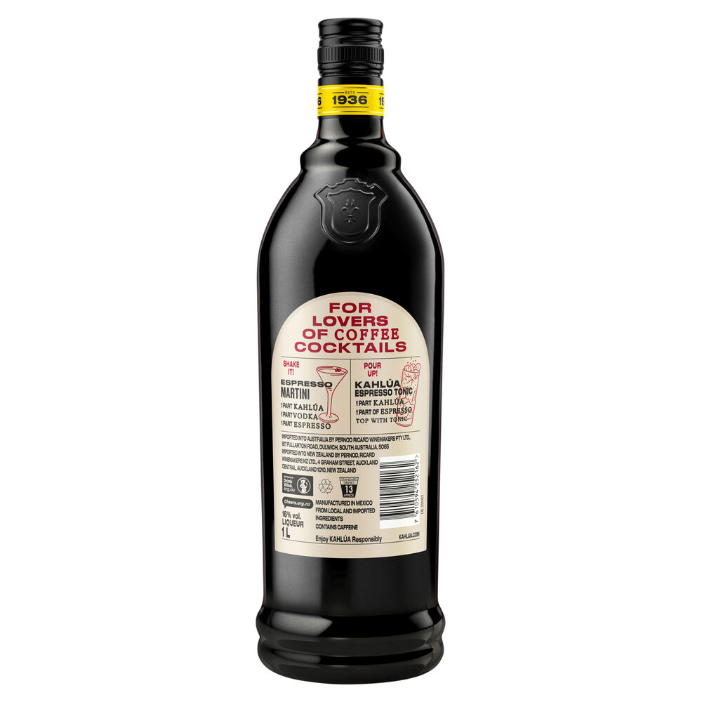 Kahlua Liqueur 1 Litre | First Choice Liquor Market