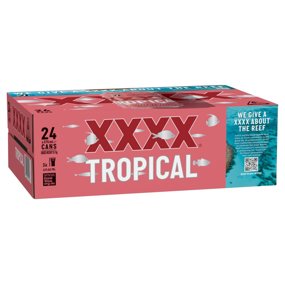 XXXX Tropical Can 375mL | Liquorland