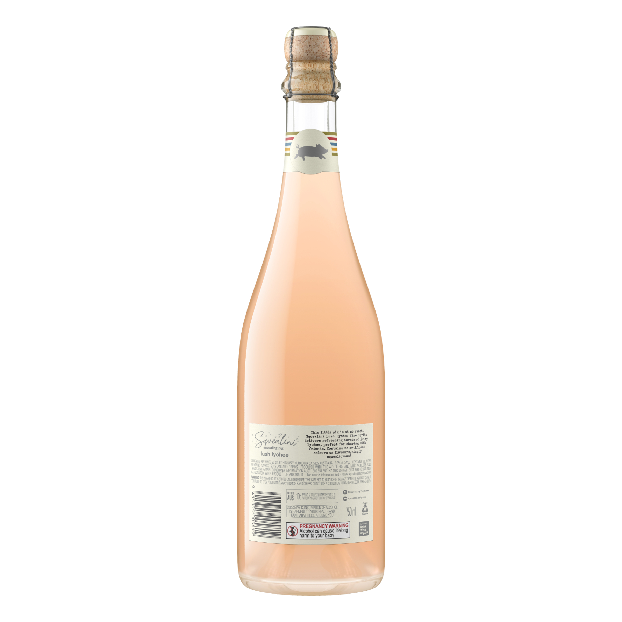 Squealing Pig Squealini Lush Lychee Spritz 750mL | Liquorland