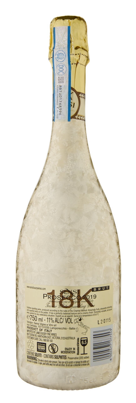 Sensi Prosecco DOC 18K Gold 750mL | Liquorland