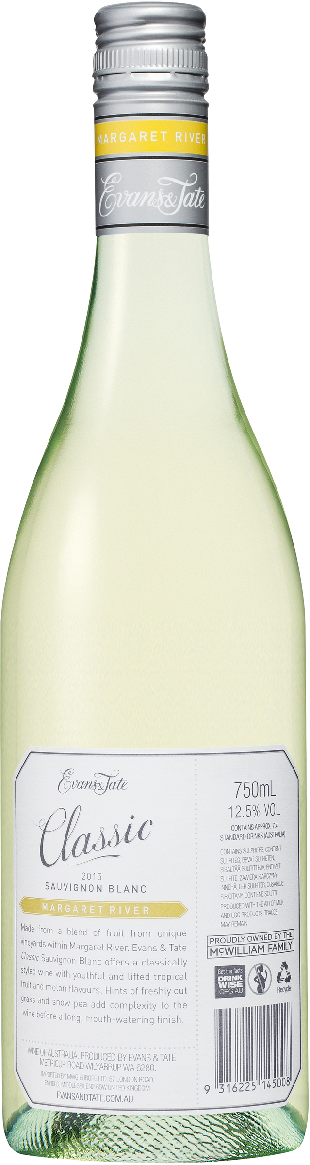 Evans & Tate Classic Sauvignon Blanc 750mL | First Choice Liquor Market