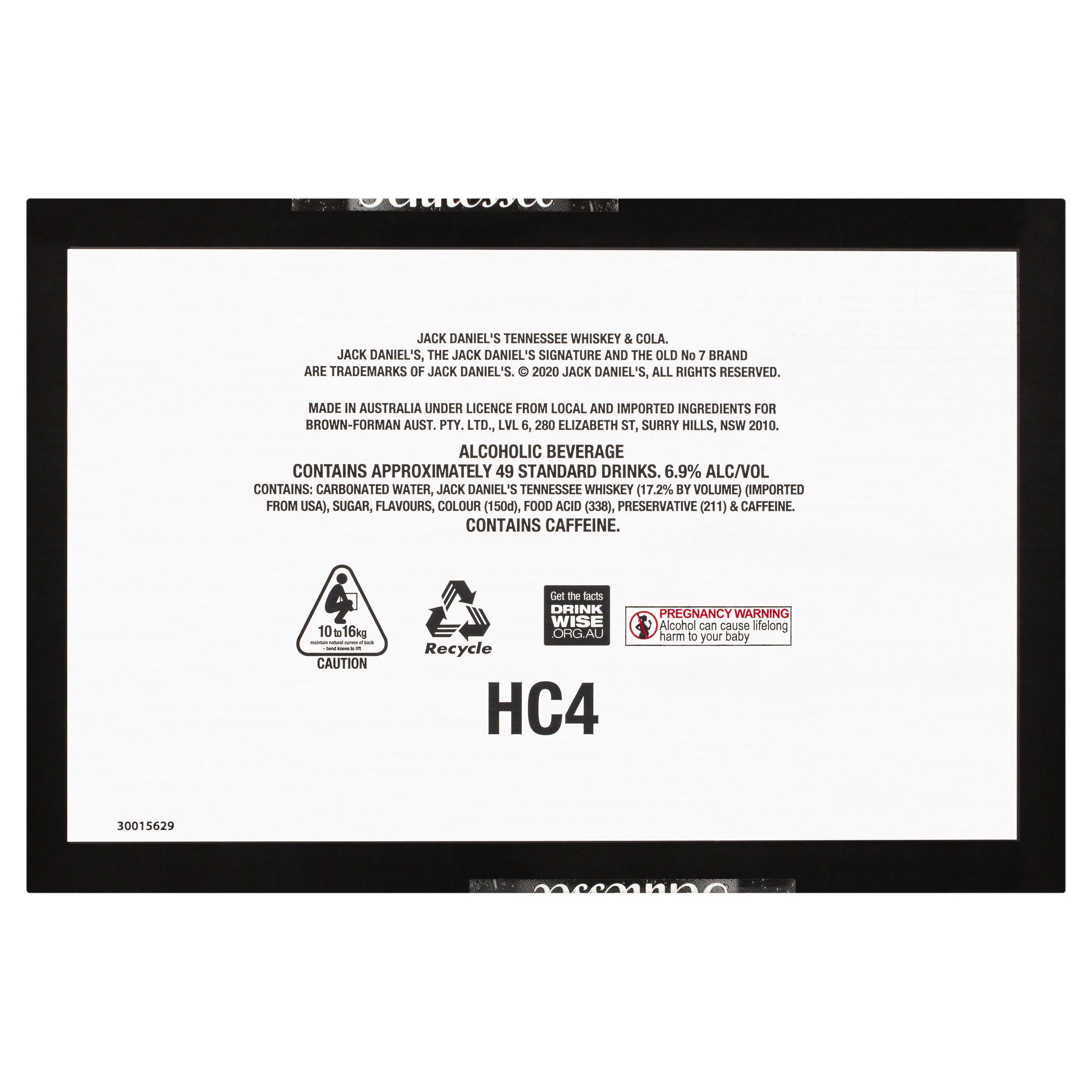 Jack Daniels Double Jack & Cola Can 375mL - Single, 4 & 24 Pack Deals