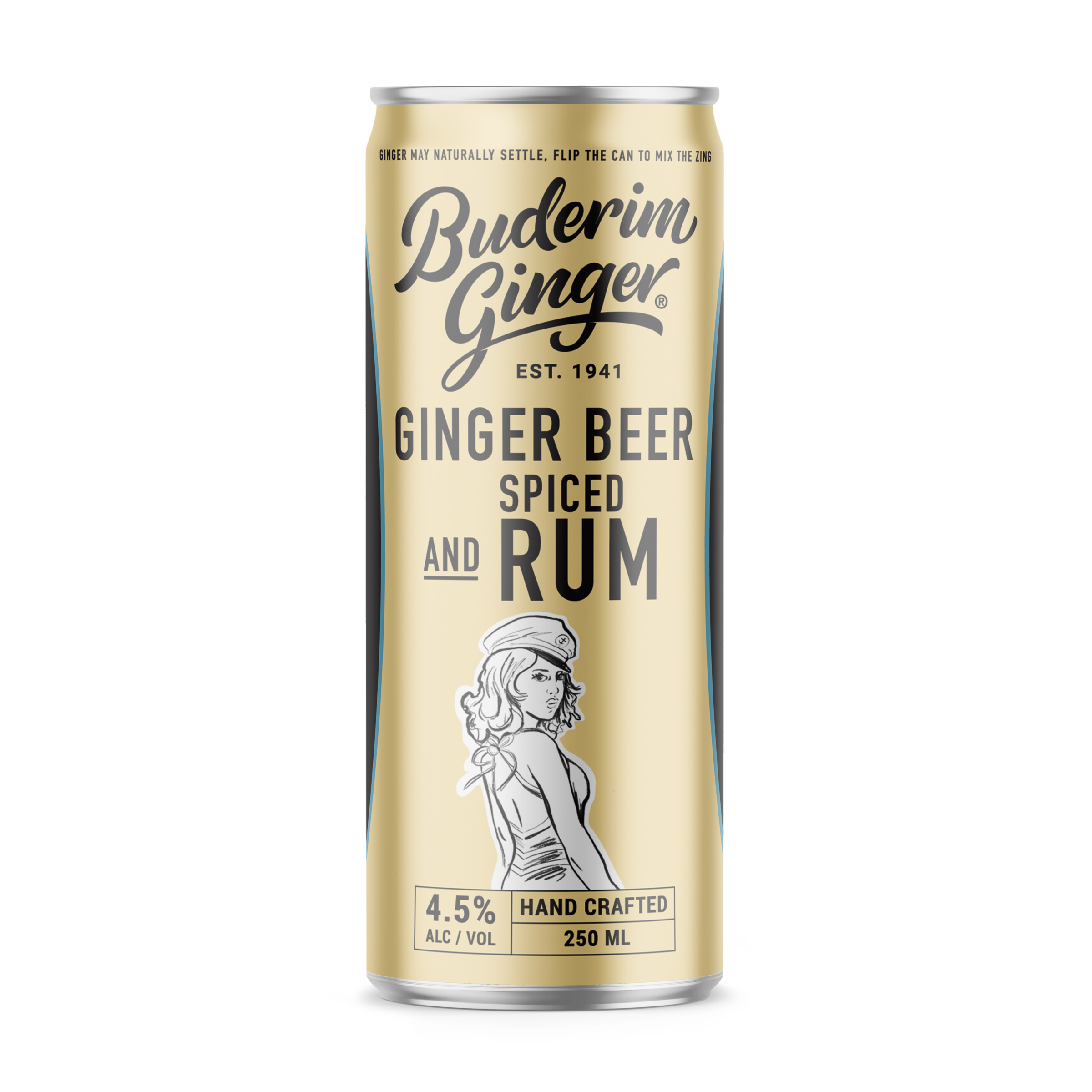 Buderim Ginger Beer & Spiced Rum 250mL - 4 & 24 Pack Deals