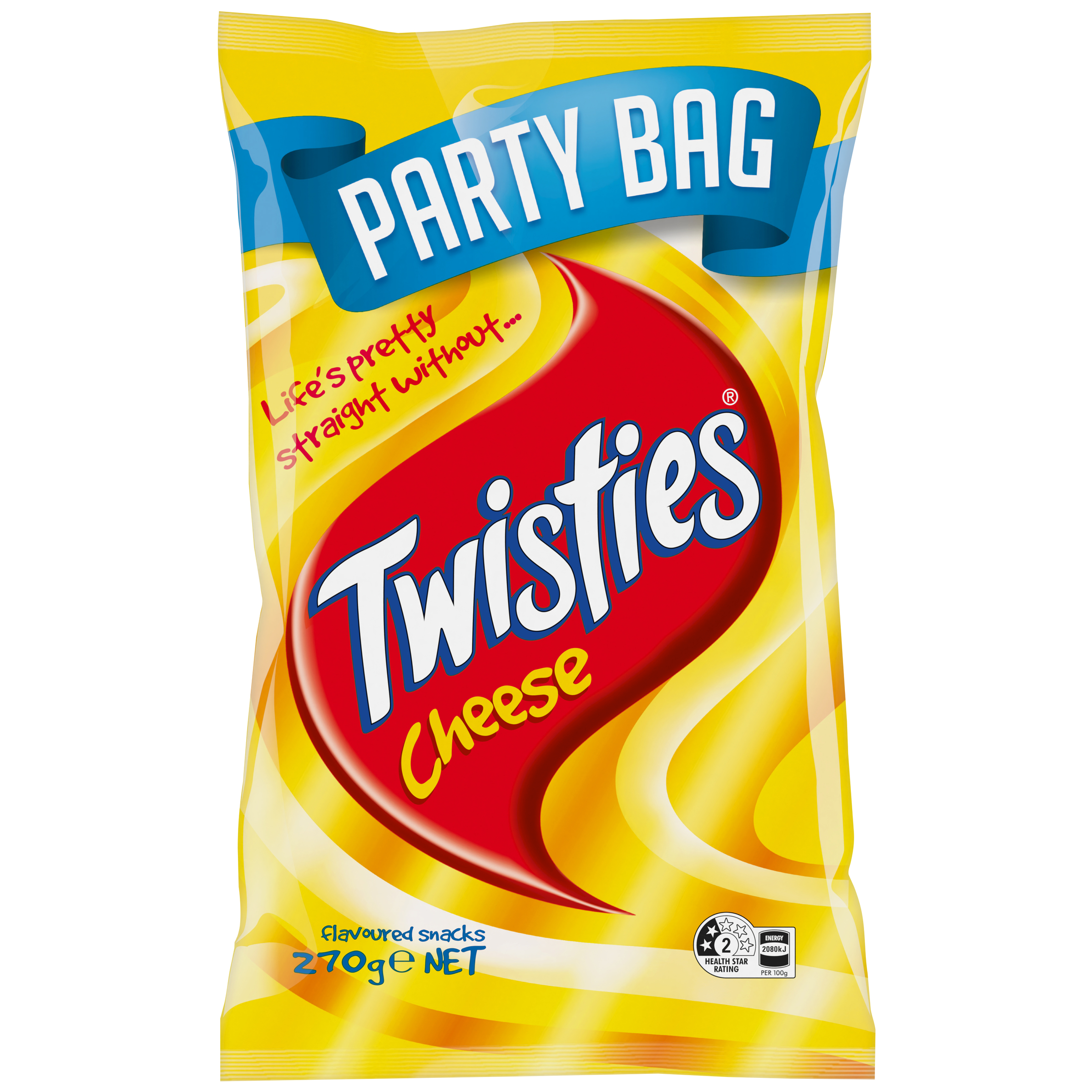 Smiths Twisties Party Bag Cheese 270gr | Liquorland