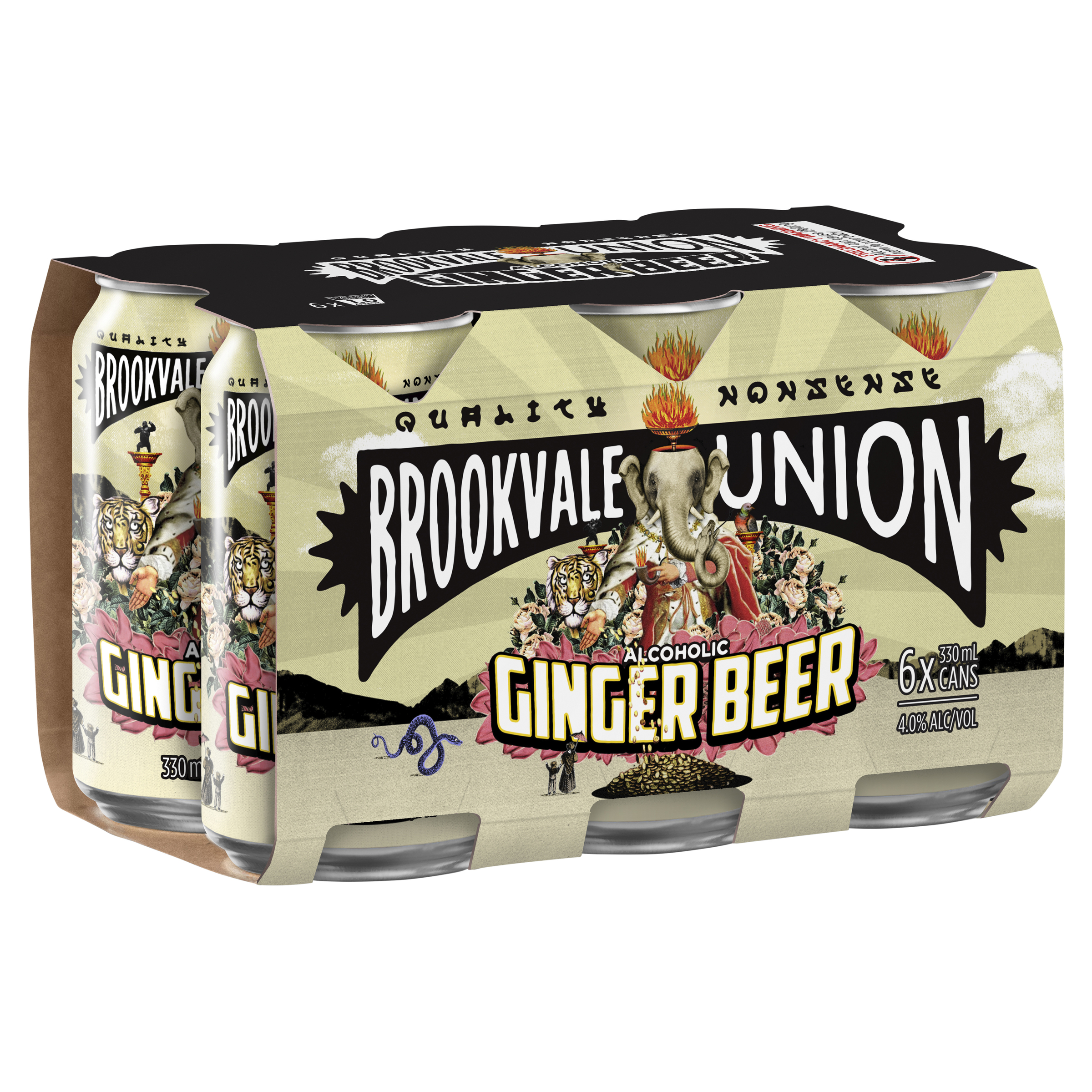 Brookvale Union Ginger Beer Can 330mL | Liquorland