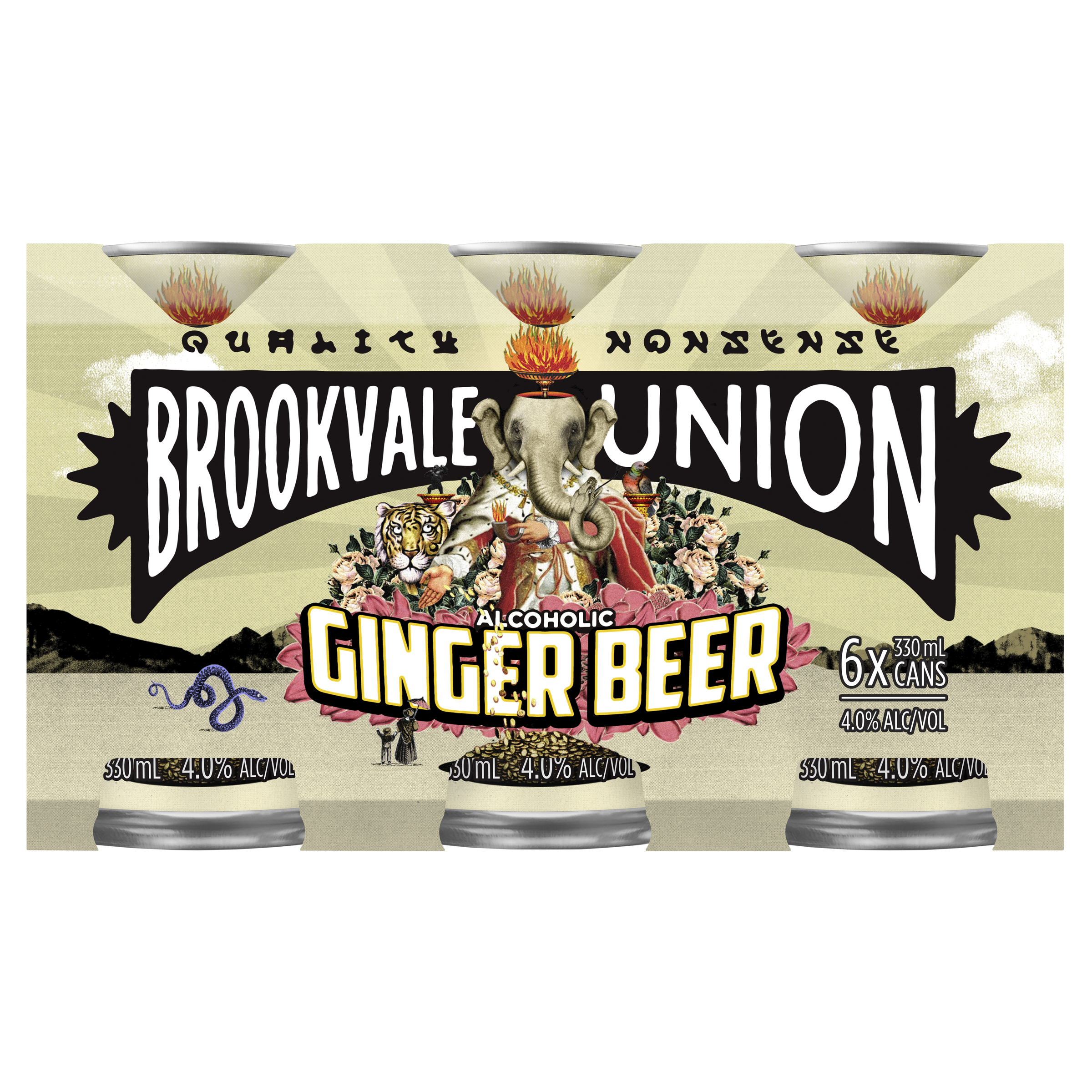 Brookvale Union Ginger Beer Can 330mL | Liquorland