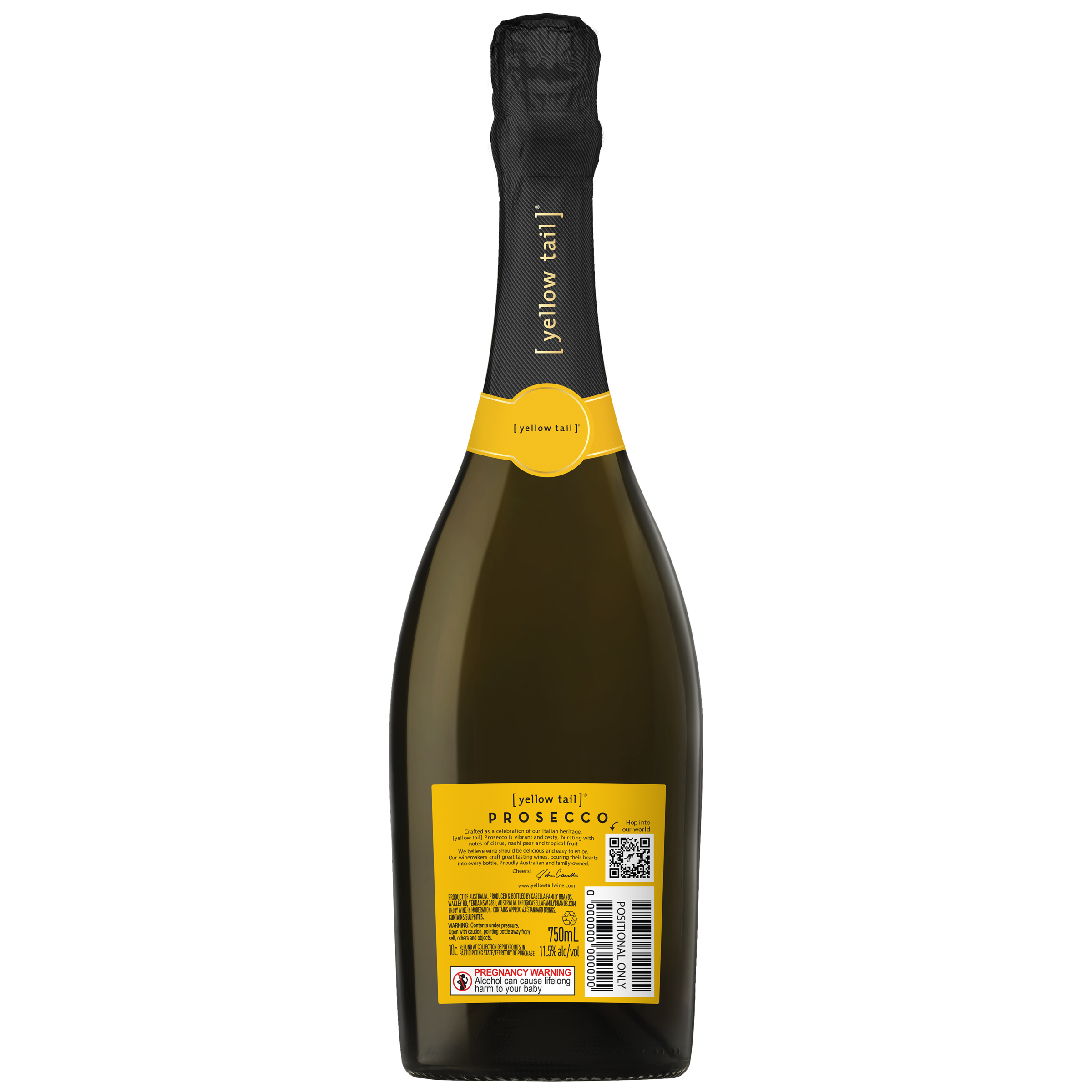 Yellow Tail Prosecco NV 750ml - Low Prices
