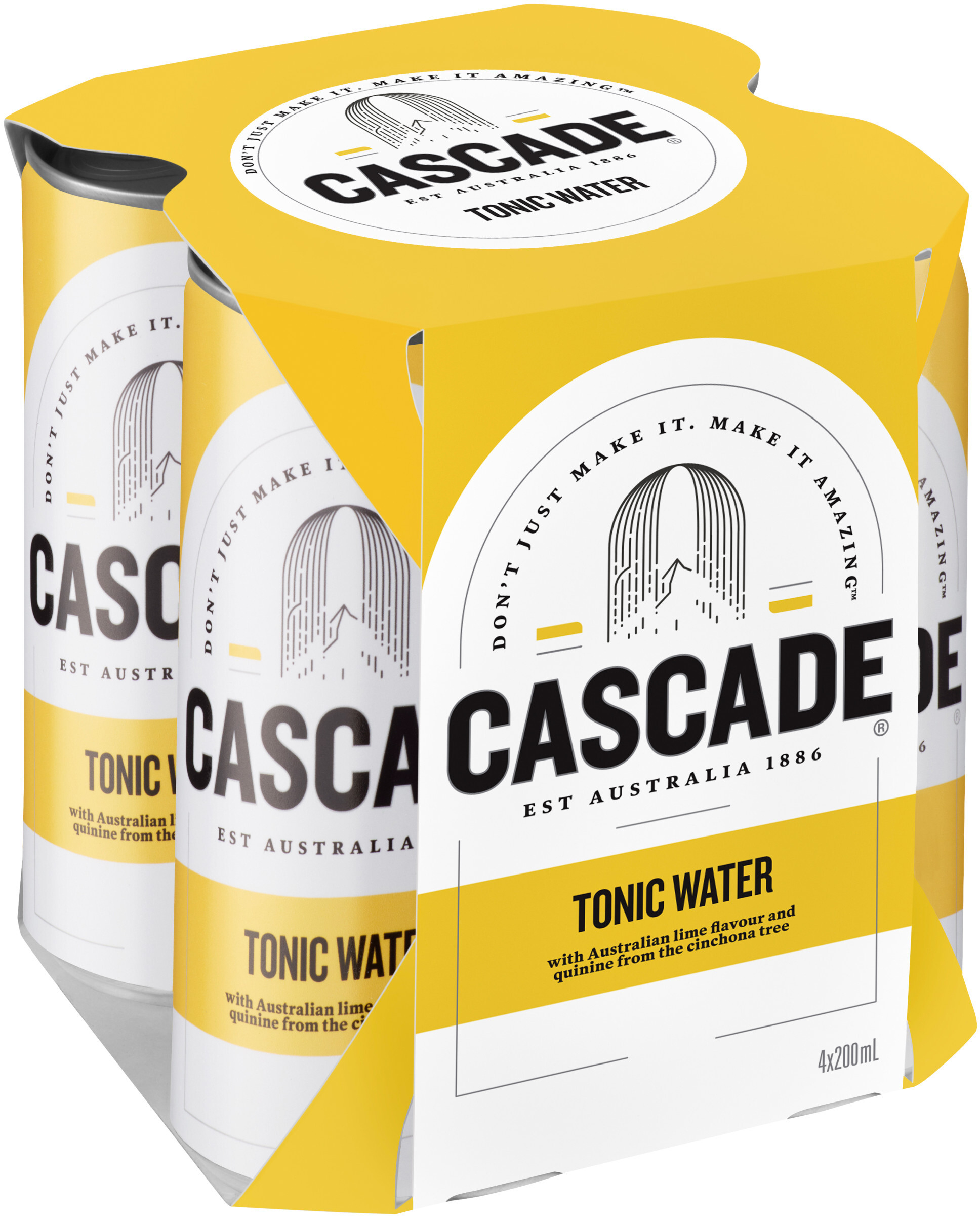Cascade Tonic Water Can 200mL 4Pk | Liquorland