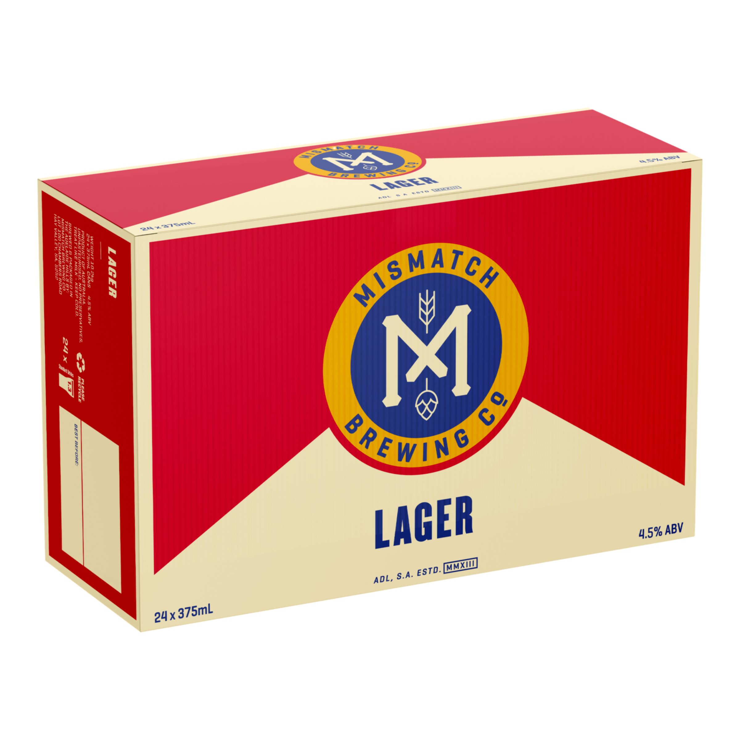 Mismatch Lager Can 375mL | Liquorland