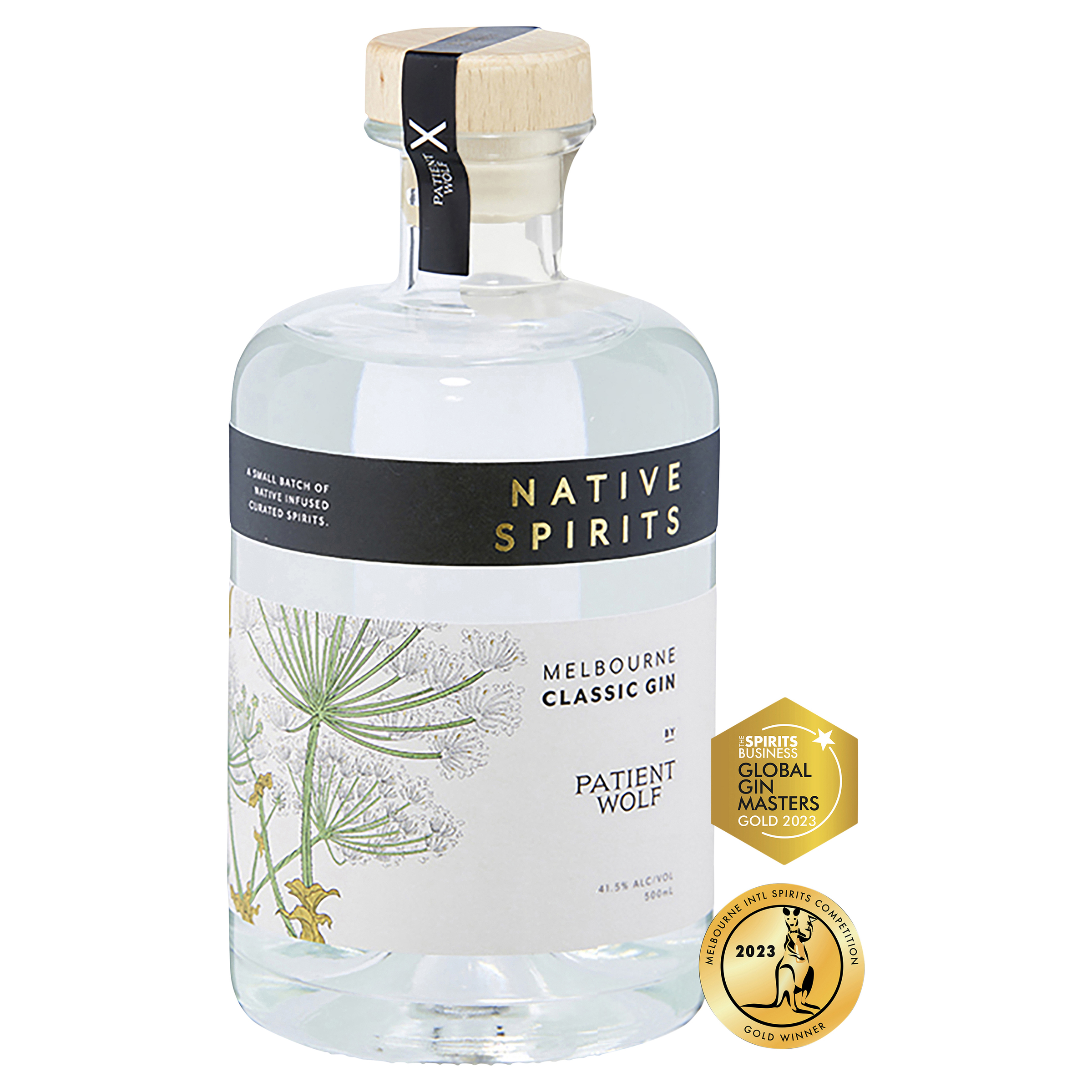Native Spirits Melbourne Classic Gin by Patient Wolf 500mL | Liquorland
