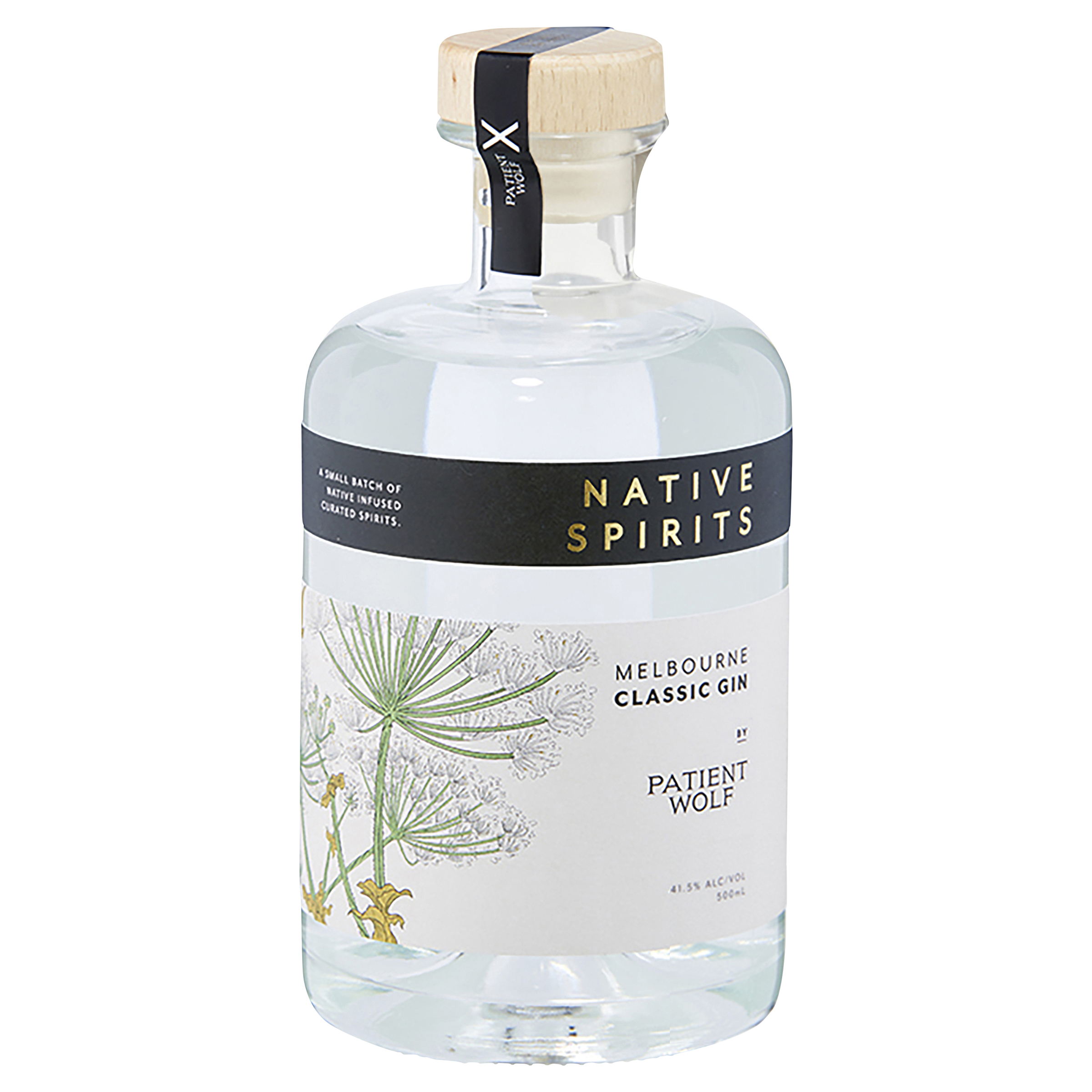 Native Spirits Melbourne Classic Gin by Patient Wolf 500mL | Liquorland