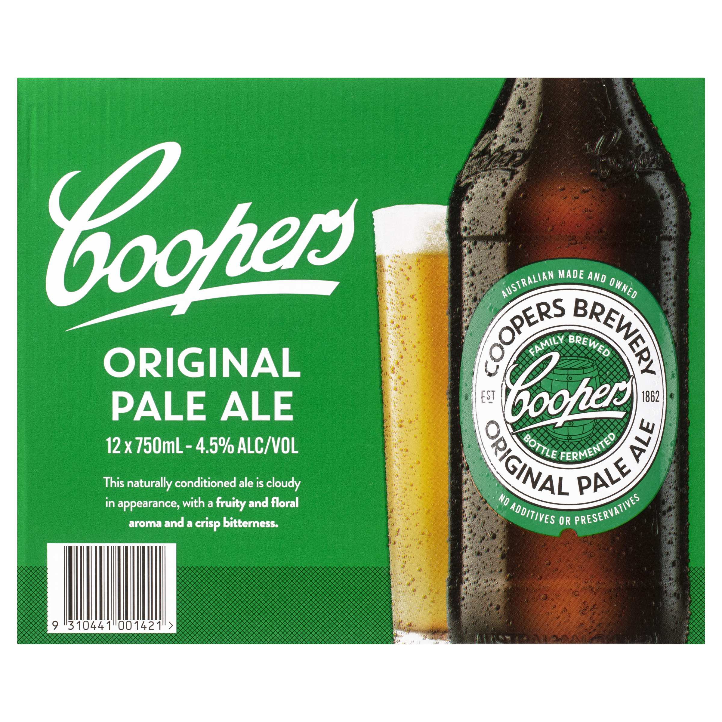 Coopers Original Pale Ale Bottle 750mL | Liquorland