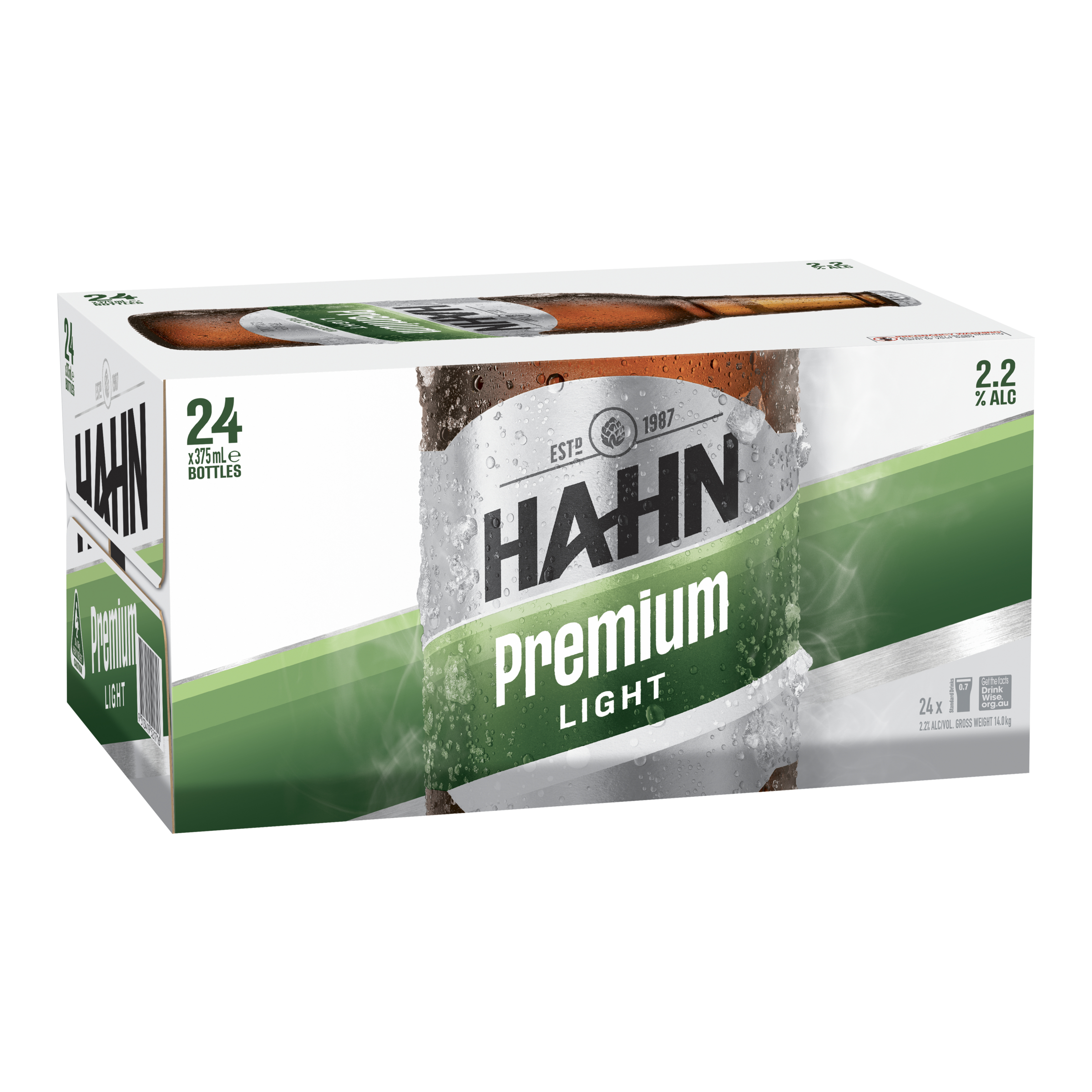 Hahn Premium Light Bottle 375mL - Single, 6 & 24 Pack Deals