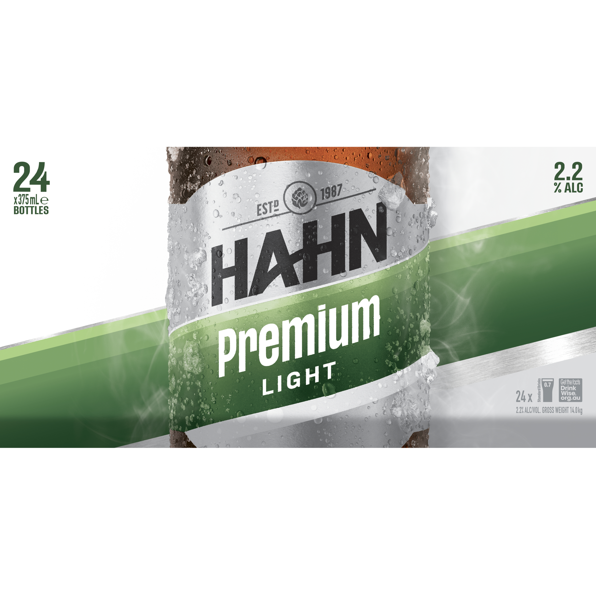 Hahn Premium Light Bottle 375mL - Single, 6 & 24 Pack Deals